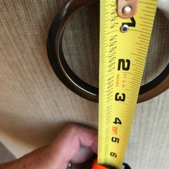 How to add ring pulls to backs of chairs