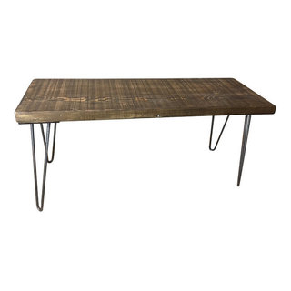 Reclaimed Urban Bench Handmade From Salvaged Barn Wood, 12x72x18 ...