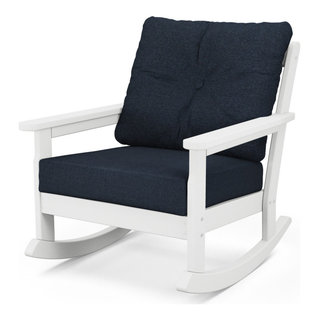 Vineyard Deep Seating Rocking Chair - Contemporary - Outdoor Rocking ...