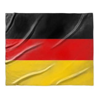 "Germany Flag" Sherpa Blanket, 60"x50" - Contemporary - Blankets - by ...