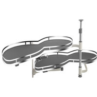 VEVOR Cloud Blind Corner Pullout Blind Corner Cabinet Pull Out for 34 ...