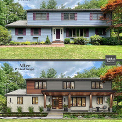 Updating exterior of this 70’s ranch style