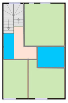 Terraced house - reconfigure upstairs layout - advice needed! | Houzz UK