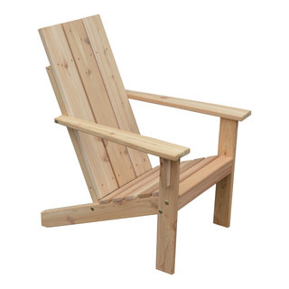 Cedar Modern Adirondack Chair Transitional Adirondack Chairs by Furniture Barn USA Houzz