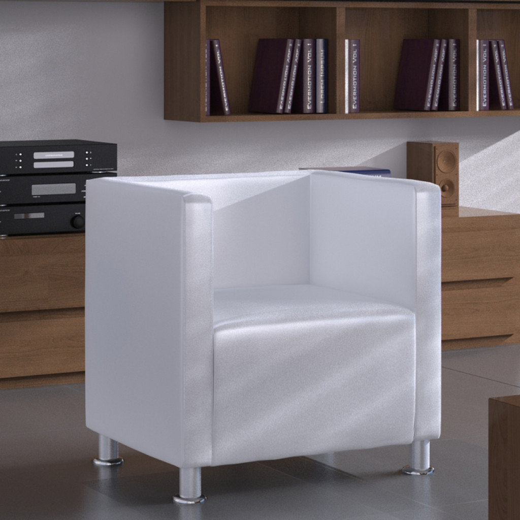 Living Room Tub Chair - White - Contemporary - Armchairs And Accent ...