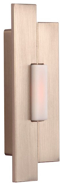 Craftmade Surface Mount Lighted Push Button, Asymmetrical, Nickel ...