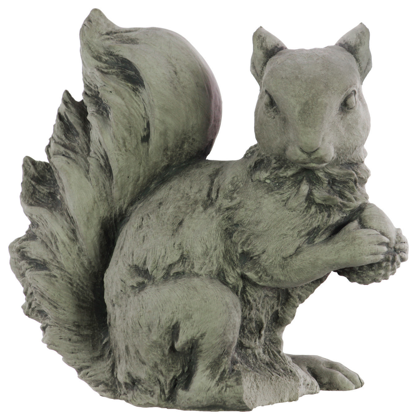 Urban Trends Cement Statue With Gray - Rustic - Decorative Objects And ...