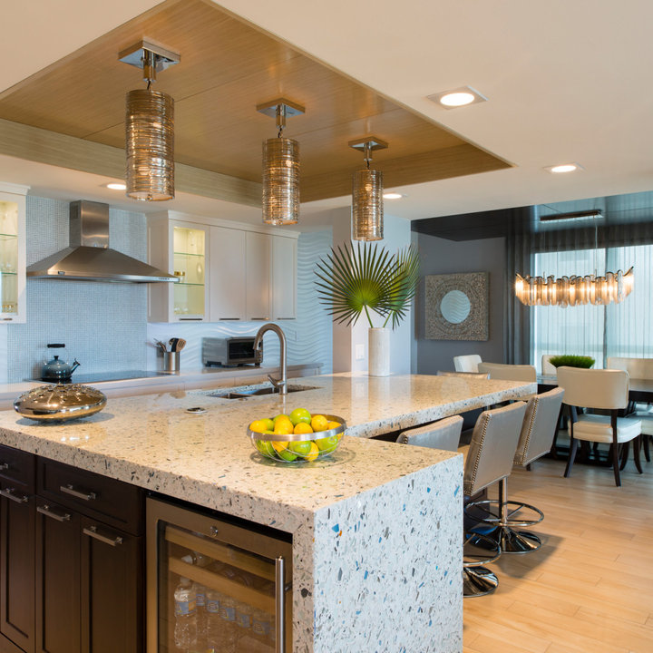 75 Beautiful Kitchen with Terrazzo Benchtops Ideas & Designs - July ...