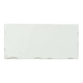 Novecento Subway Ceramic Wall Tile, Blanco Viejo, Sample - Traditional ...