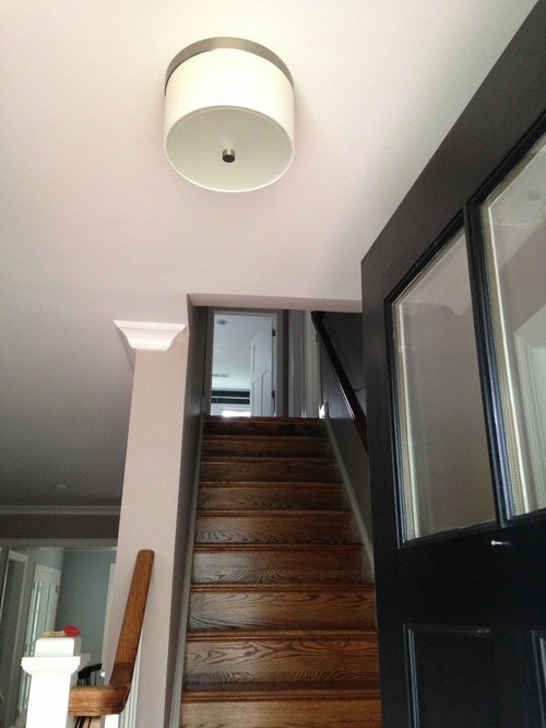 Lighting for foyer and upper hallway