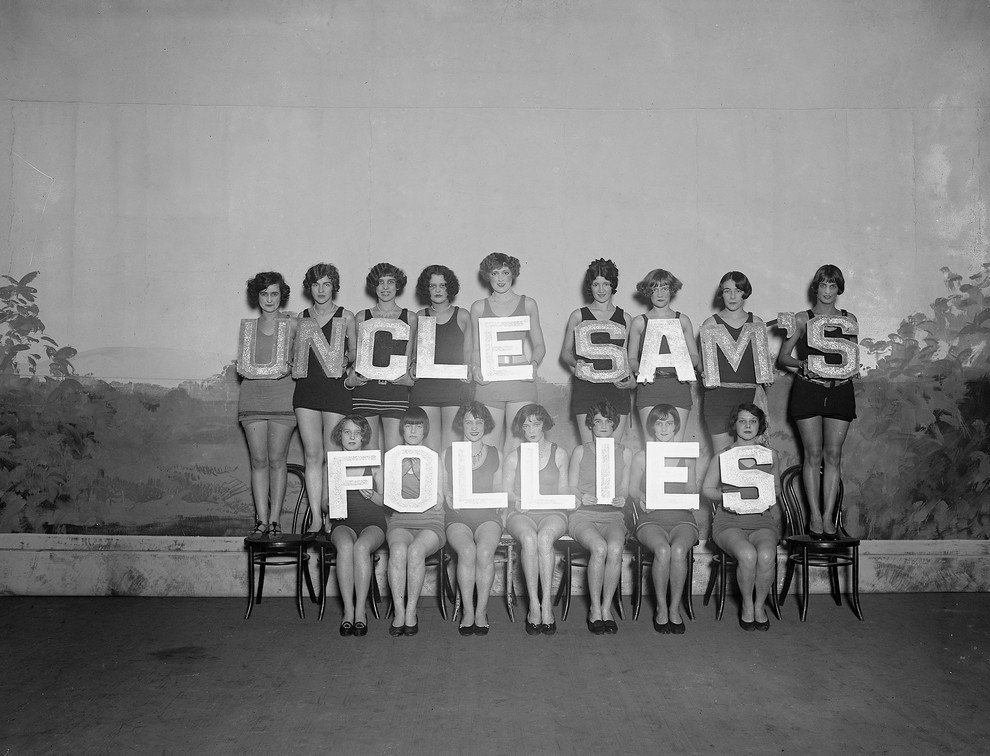 Uncle Sam's Follies Print, 16" x 20" - Contemporary - Prints And Posters - by Print Collection ...