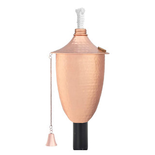 Small Elegant Tiki Style Torch With Pole and Snuffer - Traditional ...