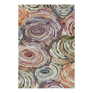 Capri Memphis Indoor/Outdoor Area Rug, 5'x7'6" - Modern - Area Rugs ...