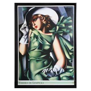 Jeune Fille Vert, Tamara de Lempicka, 22x30 - Contemporary - Prints And ...