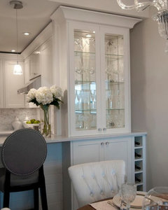 Kitchen peninsula corner inspiration (*NOT* a lazy-susan question ...