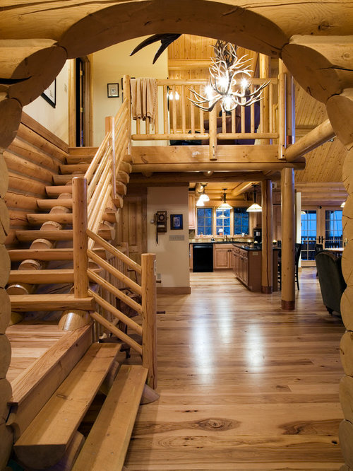 Log Stairs | Houzz