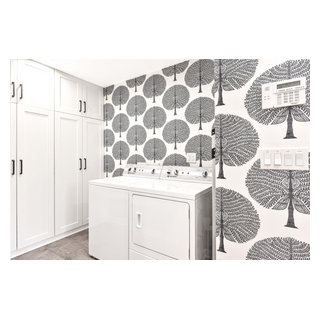 Mid Century Modern Brought to Life - Midcentury - Laundry Room - New ...