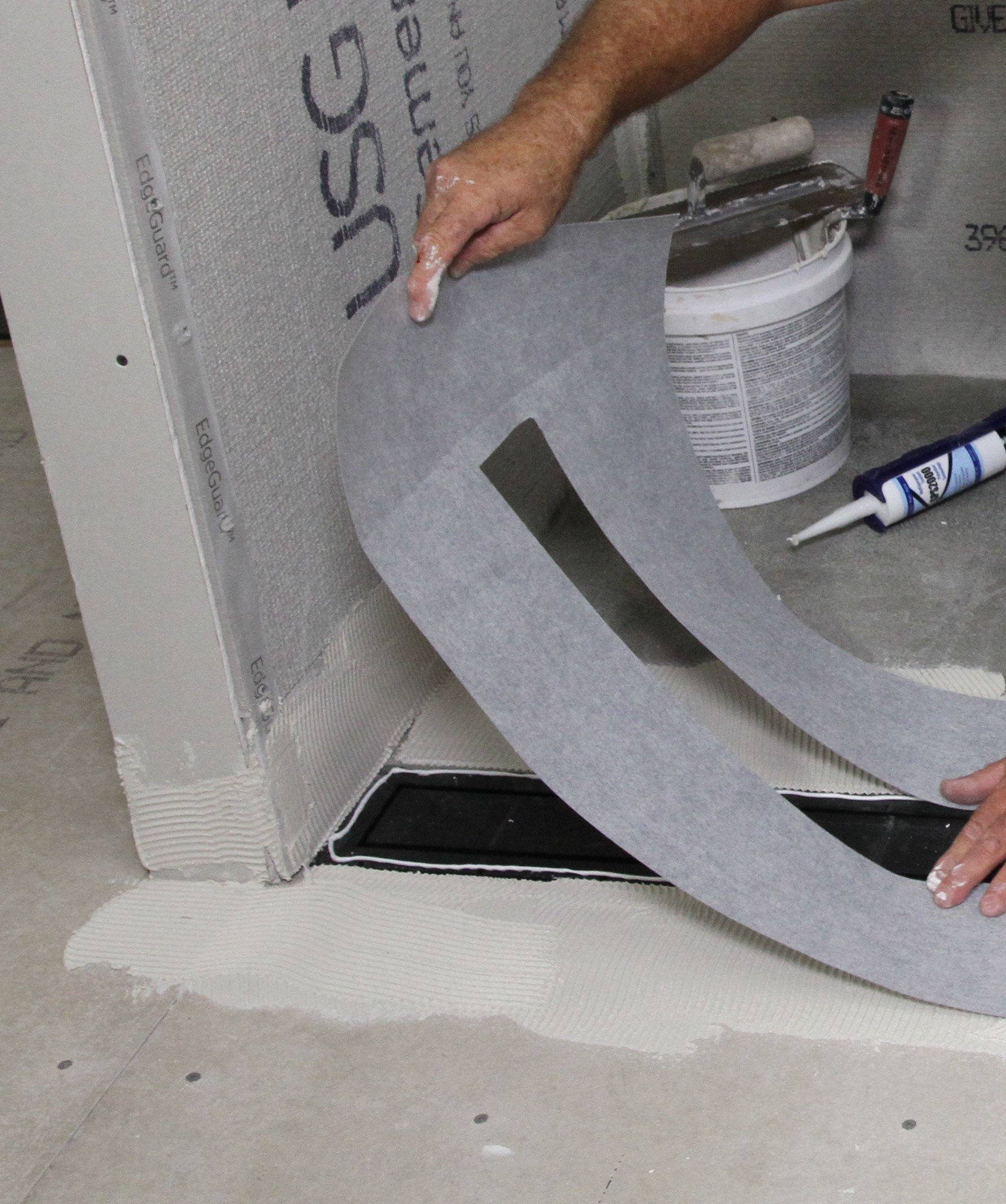 Linear Drain Collar - Tub And Shower Parts - by Goof Proof Showers | Houzz