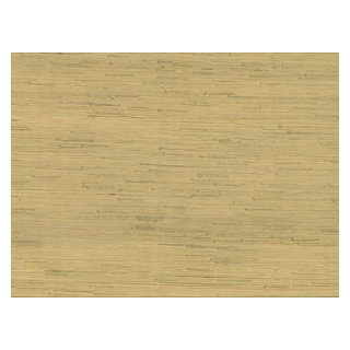Shan Light Green Grasscloth Wallpaper - Contemporary - Wallpaper - by ...