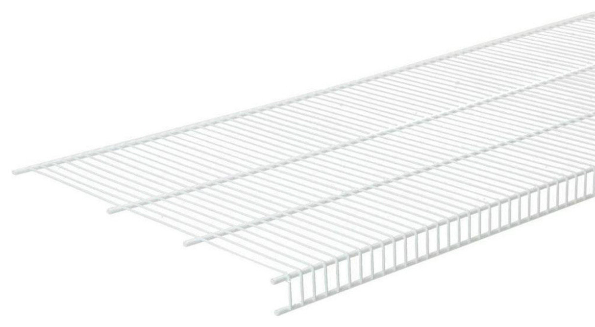 ClosetMaid® 139500 Vinyl Coated Steel Close Mesh Wire Shelf, White, 6 ...