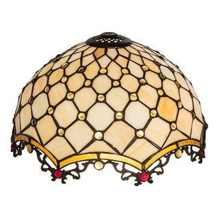 14 Wide Diamond & Jewel Shade - Victorian - Lamp Shades - by Meyda ...