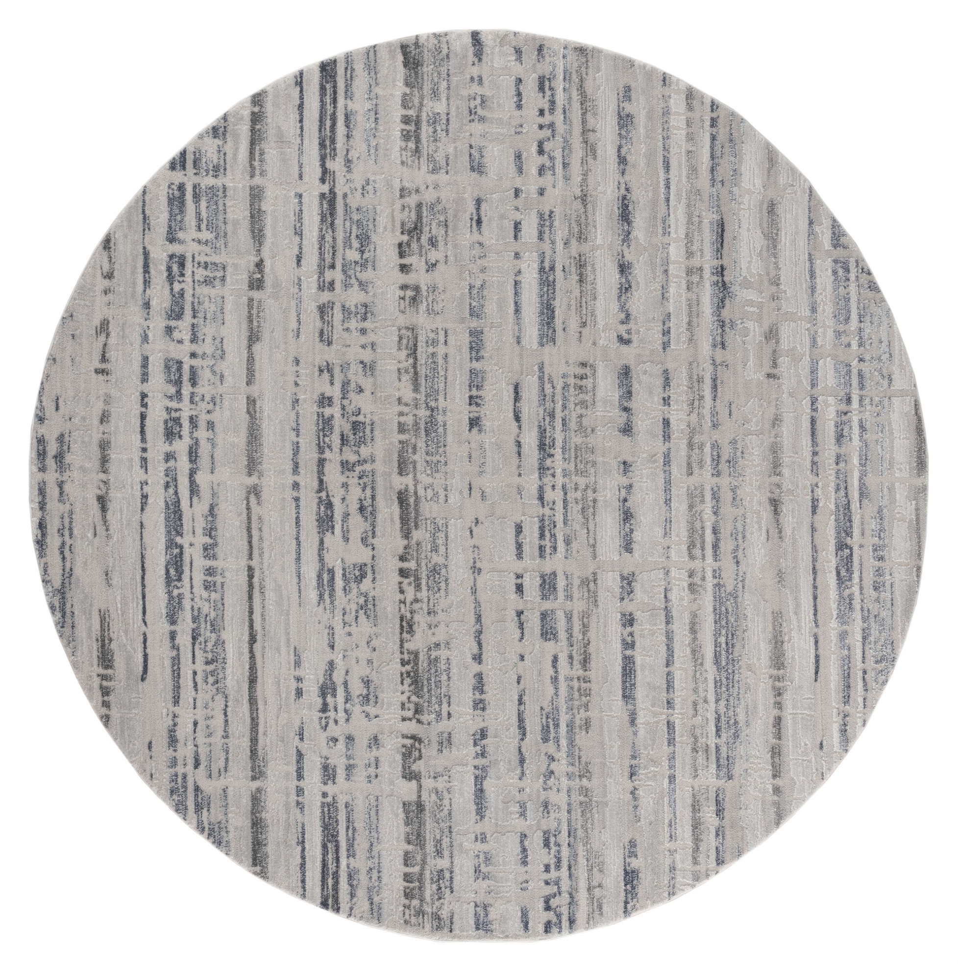 United Weavers Cascades Rainier Blue Round Rug 7'10" Rd - Contemporary ...