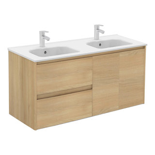 Ambra 120 Double Complete Vanity Unit - Modern - Bathroom Vanities And ...