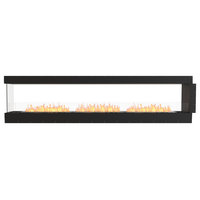 EcoSmart™ Flex 122PN Peninsula Fireplace Insert - Wall-Mounted Ethanol ...