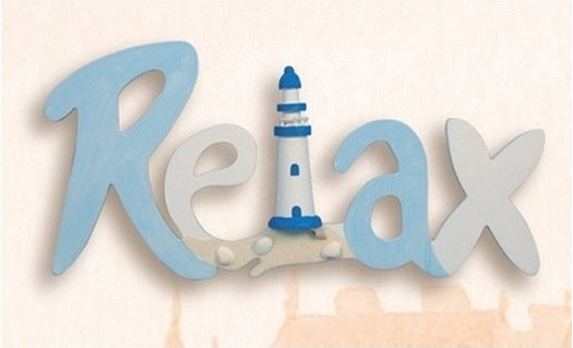 Wooden Relax Plaque - Beach Style - Novelty Signs - by Brass Binnacle ...