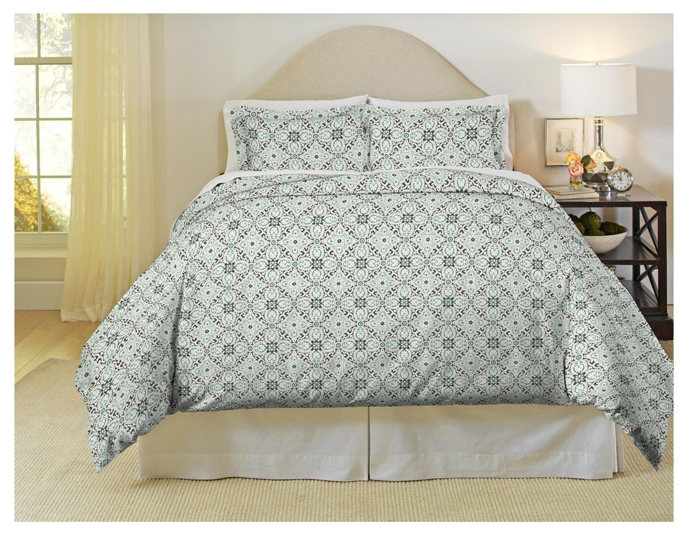 Pointehaven 170 GSM Duvet Set, Full /Queen - Contemporary - Duvet ...