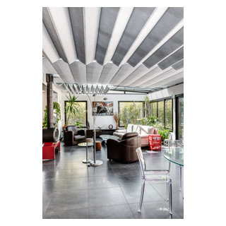 Store anti-chaleur SOLARIA - Traditional - Sunroom - Paris - by REFLEX ...