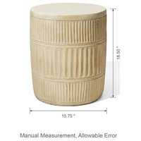 18.5'' Multi-Functional Mgo Garden Stool - Contemporary - Accent And ...
