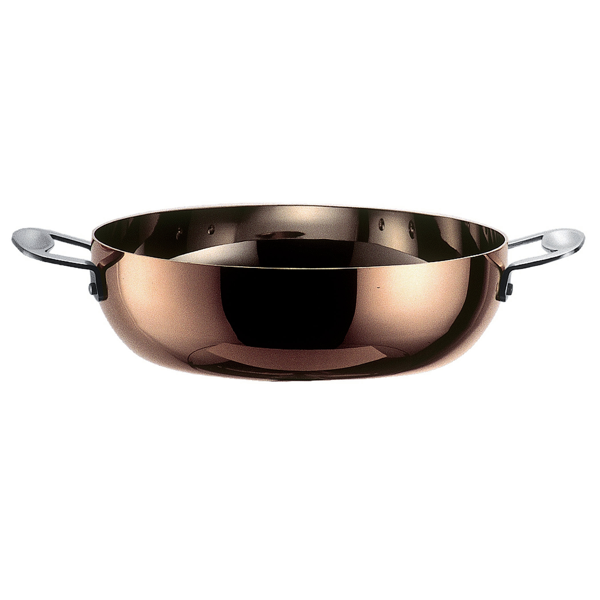 Toscana Frying Pan Dual Handles 11" Dia Copper - Traditional - Frying ...