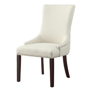 Posh Living Kinsley Velvet Dining Chair in Navy Blue (Set of 2 ...
