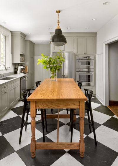 30 Kitchens With Checkered Floors