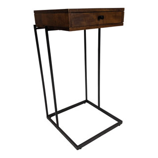 Aurora Accent Table - Industrial - Side Tables And End Tables - by Carolina Living | Houzz