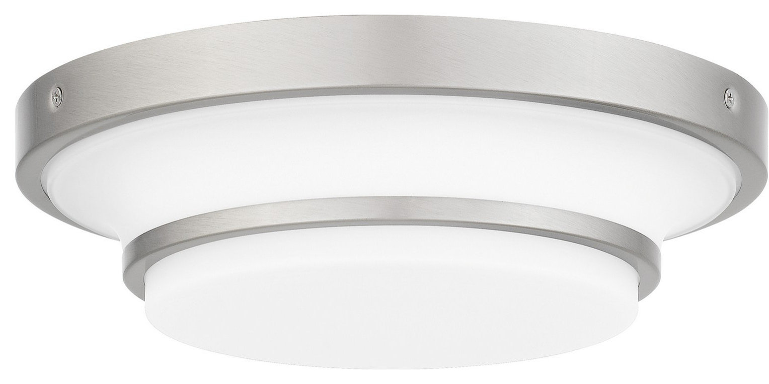 Cromwell LED Flush Mount in Brushed Nickel - Transitional - Flush-mount ...