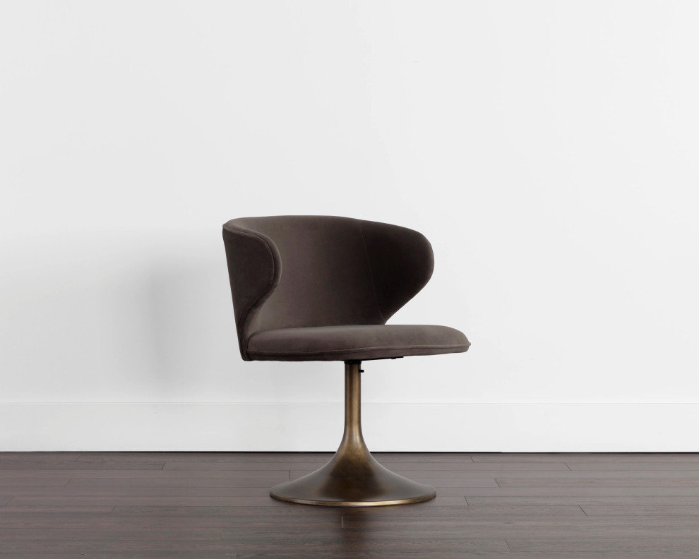 Simone Swivel Dining Chair - Midcentury - Dining Chairs - by Sunpan ...