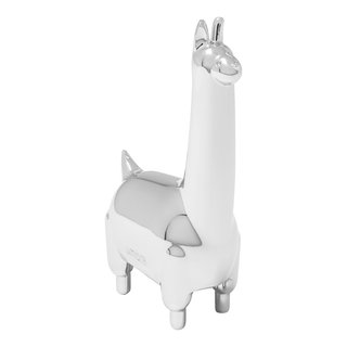 Zoola Llama Ring Holder, Chrome - Contemporary - Jewelry Boxes And ...