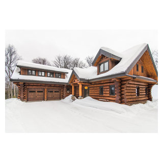Bois rond / Log home - Morin-Height 2016 - Rustic - Exterior - Montreal ...