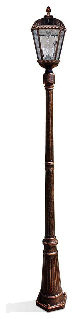 Gama Sonic GS-98B-S-BB Royal Bulb Solar Lamp Post Brushed Bronze ...