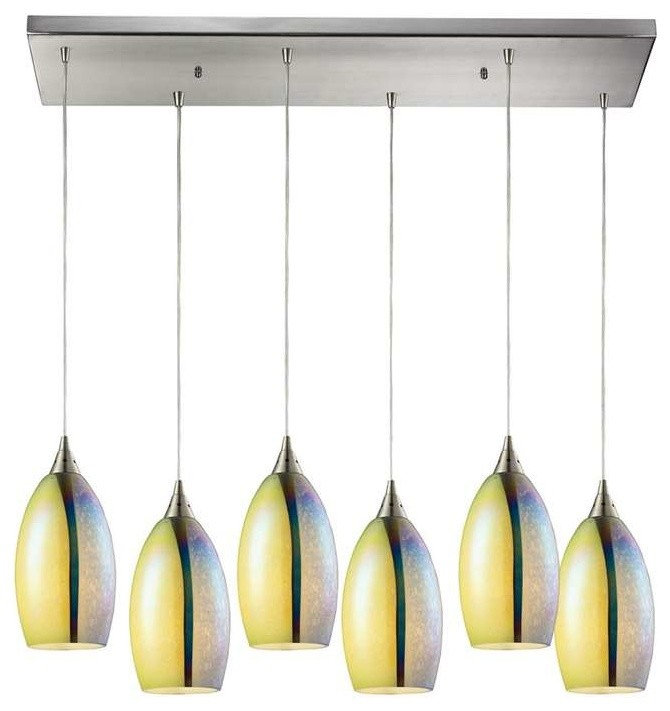 Elk Lighting 31495/6RC Horizon 6-Light Pendant Light - Contemporary ...