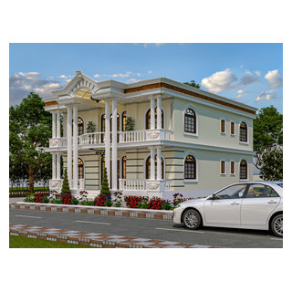 Duplex House Exterior Design - Modern - Exterior - by MHM Design ...