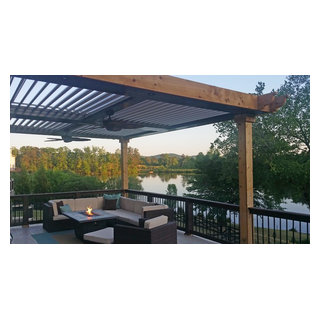 Arcadia Louvered Roofs for decks - Contemporary - Deck - Other - by ...