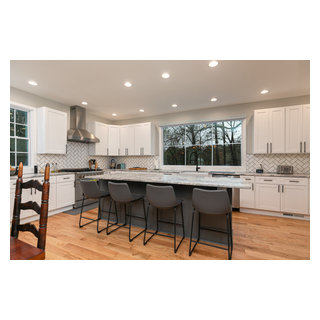 Kitchen with Island - Modern - Kitchen - Atlanta - by HomeStar ...