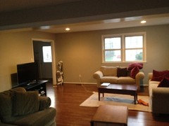 Need help with room layout for two adjoining rooms