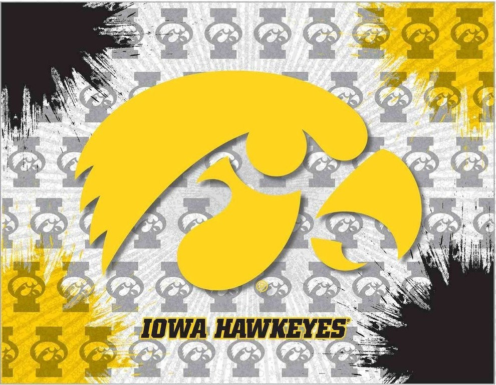Iowa Logo Canvas, 20"x15" - Contemporary - Prints And Posters - by Team ...