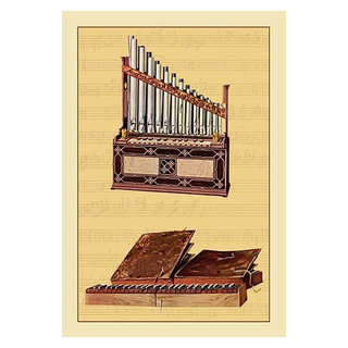 Portable Organ and Bible Regal, 20" x 30" - Traditional - Prints And ...