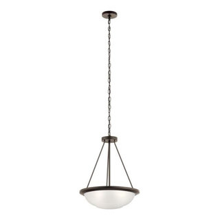 Kichler Lighting 52393OZ Ritson - 3 Light Small Inverted Pendant - 18. ...