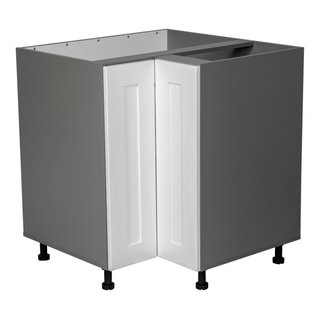 36 Base Easy Reach-Double Door-Grey, 36 x 34 1/2 x 23 3/8|White Classic ...
